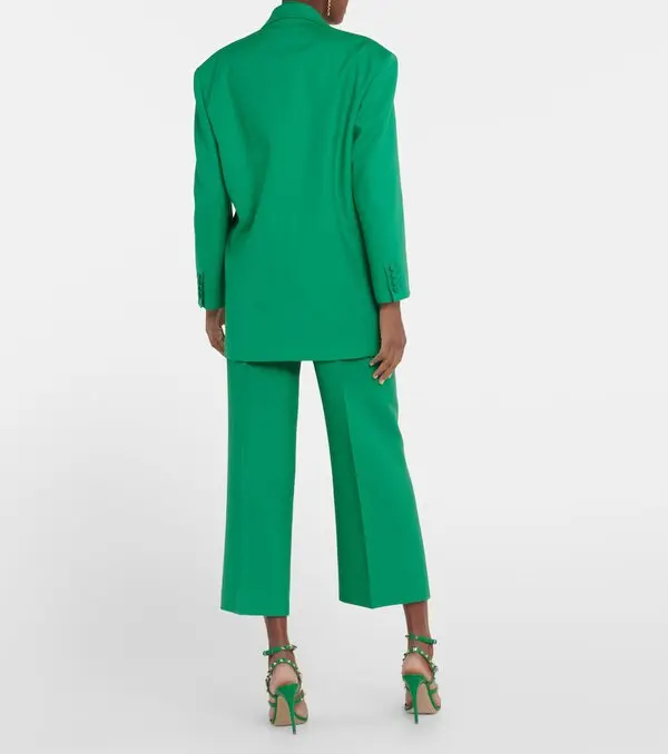 Valentino Garavani Crêpe Couture Double-breasted Blazer