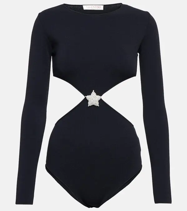 Valentino Garavani Embellished Bodysuit