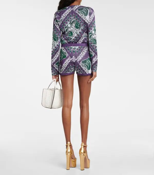 Valentino Garavani High-rise Printed Shorts