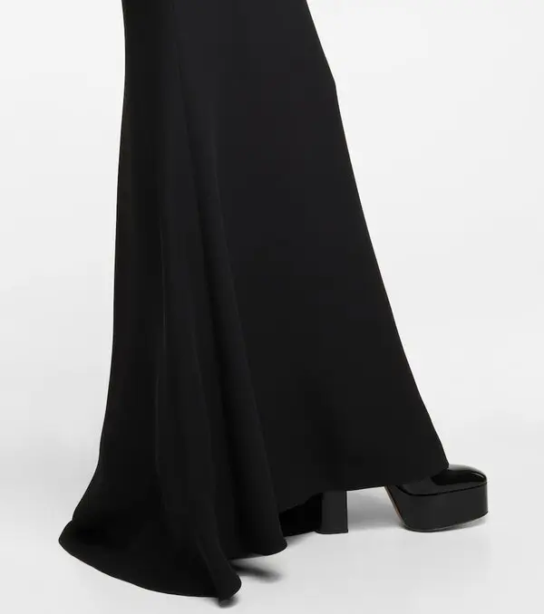 Valentino Garavani Silk Maxi Skirt - Black