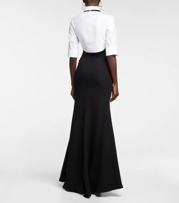 Valentino Garavani Silk Maxi Skirt - Black