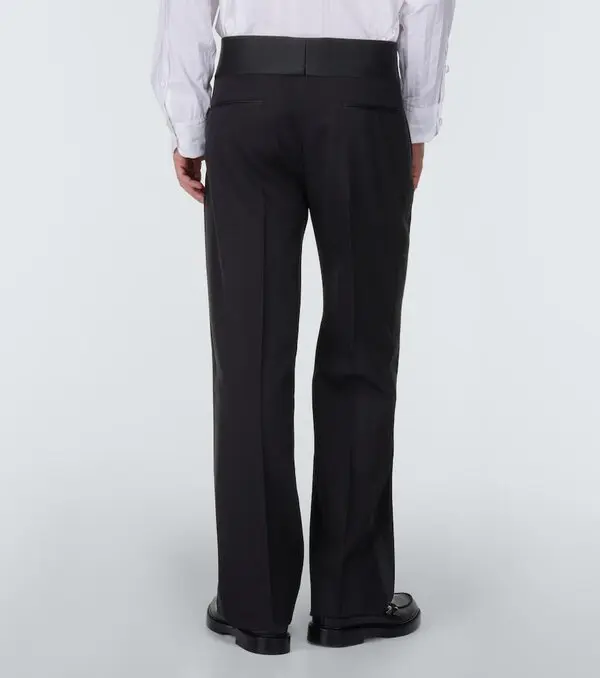 Valentino Garavani Straight Leg Virgin Wool Pants