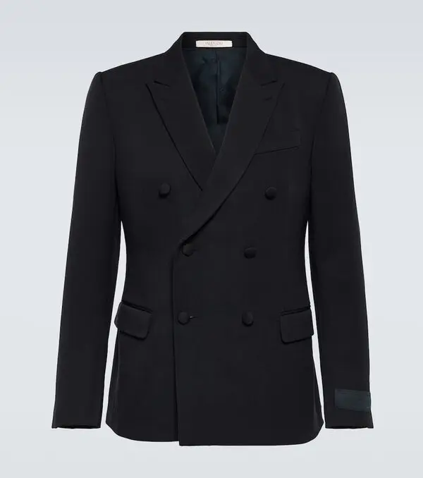 Valentino Garavani Double-breasted Wool Blazer