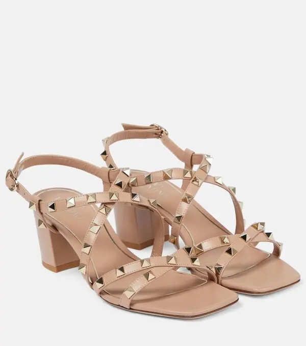 Valentino Garavani Rockstud Leather Sandals