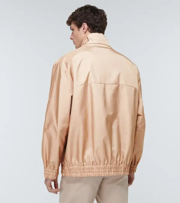 Valentino Garavani Oversized Satin Jacket - Beige