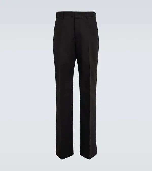 Valentino Garavani Cotton Straight Leg Trousers