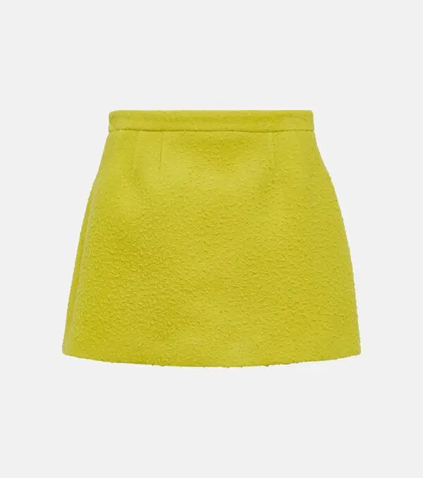 Red Valentino Virgin Wool Miniskirt