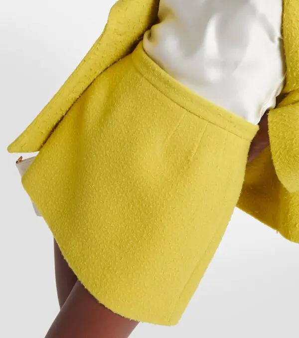 Red Valentino Virgin Wool Miniskirt
