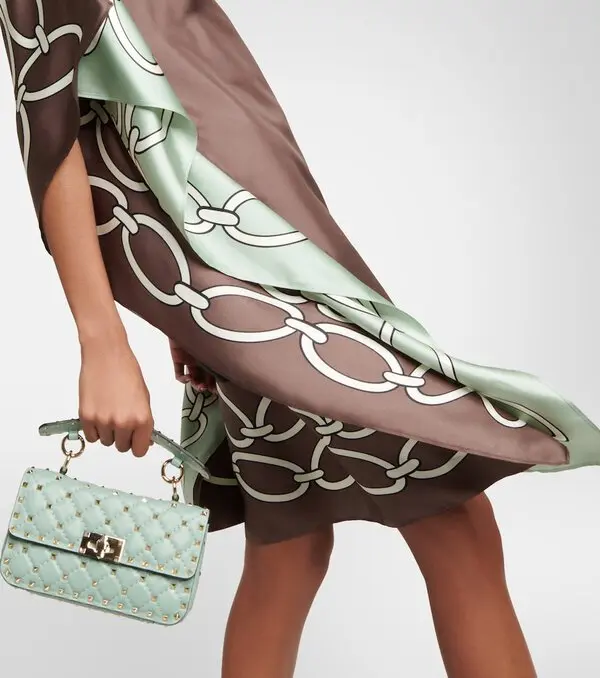 Valentino Garavani Chain-print Silk Kaftan