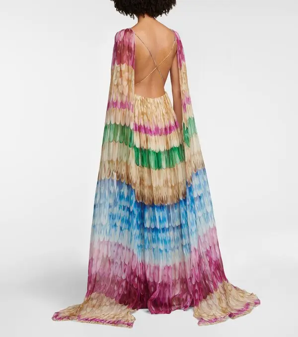 Valentino Garavani Printed Silk Gown