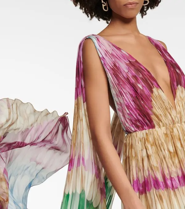 Valentino Garavani Printed Silk Gown