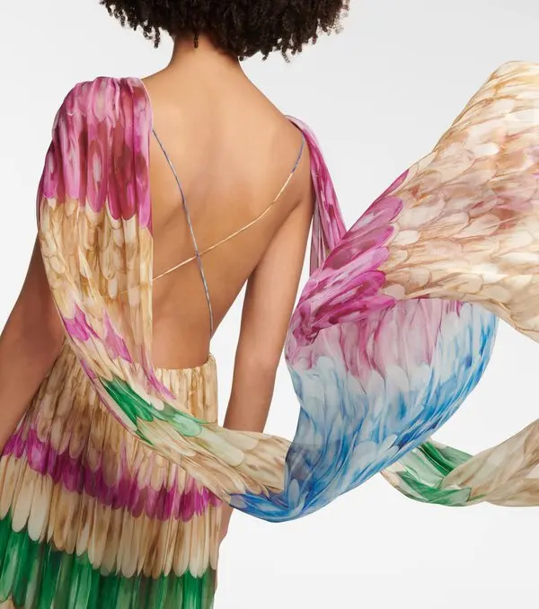 Valentino Garavani Printed Silk Gown