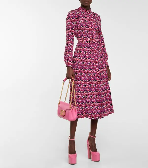 Valentino Garavani Tan-go Platform Pumps - Pink