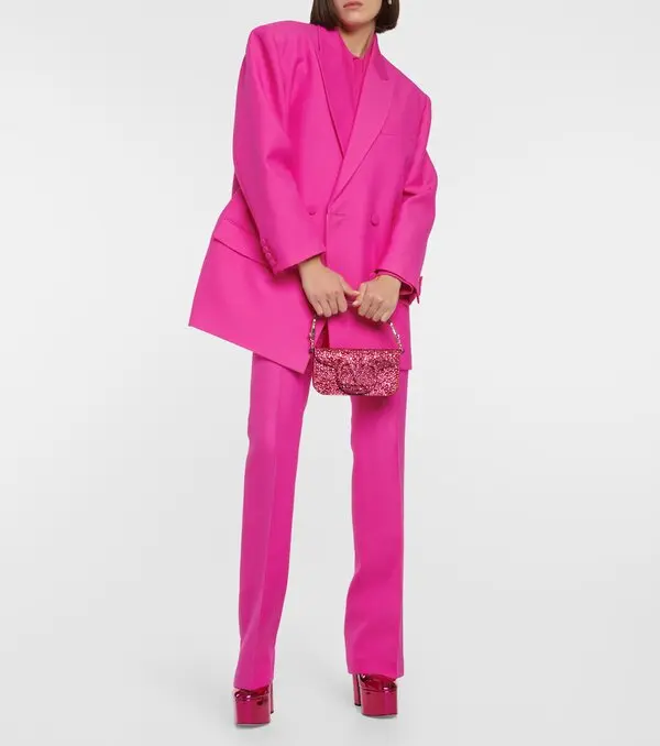 Valentino Garavani Locò Small Embellished Shoulder Bag