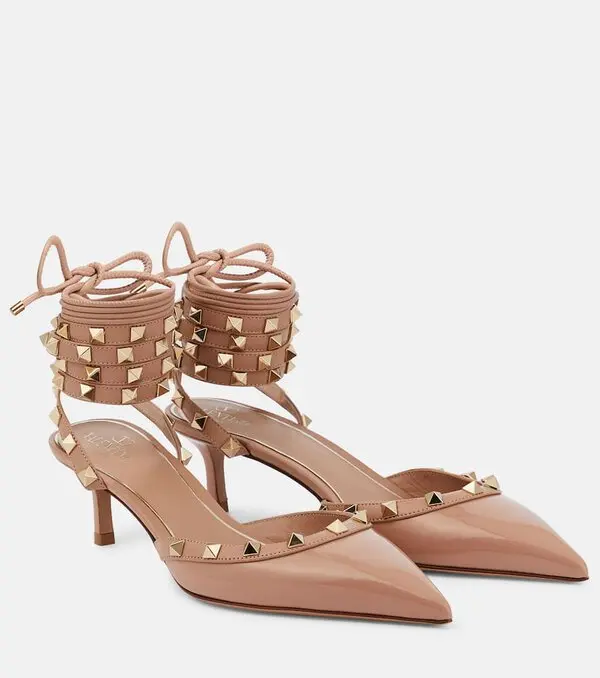 Valentino Garavani Rockstud 50 Pumps In Pink 30% Off Editorialist