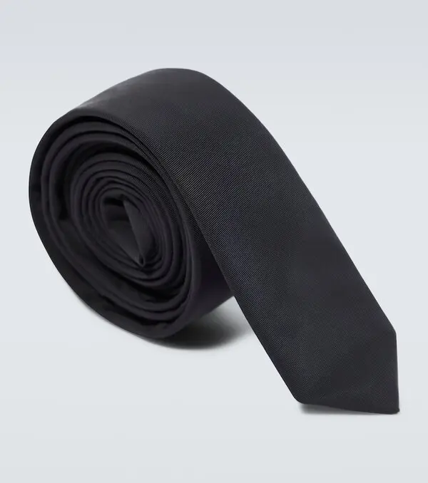 Valentino Garavani Vlogo Signature Neck Tie - Black