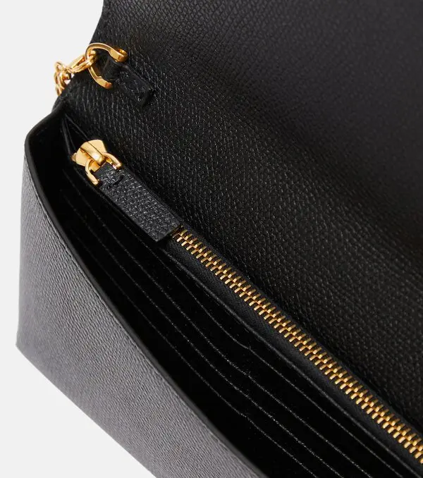 Valentino Garavani Vsling Leather Wallet On Chain
