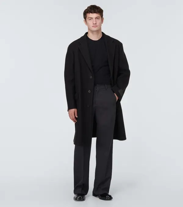 Valentino Garavani Single-breasted Wool-blend Coat