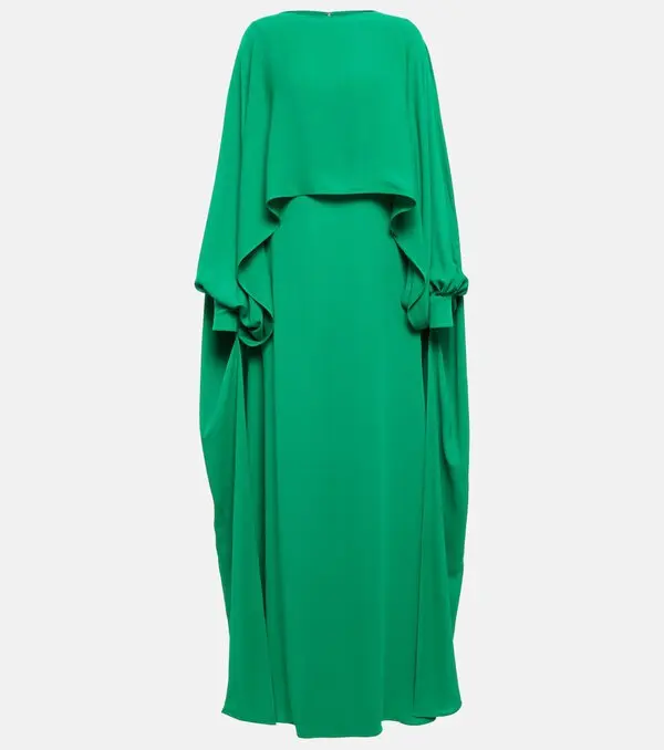 Valentino Garavani Caped Cady Couture Gown
