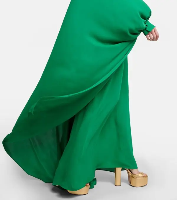 Valentino Garavani Caped Cady Couture Gown