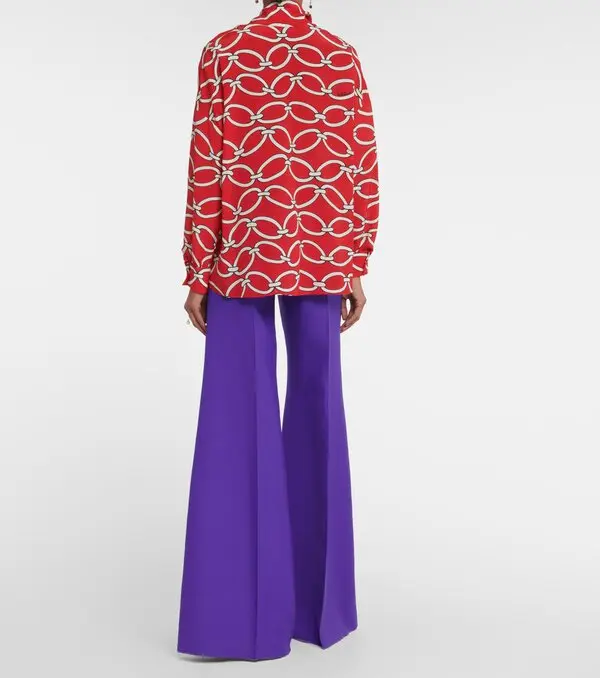 Valentino Garavani Chain 1967 Silk Blouse