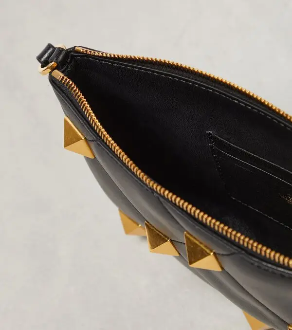 Valentino Garavani Roman Stud Leather Pouch