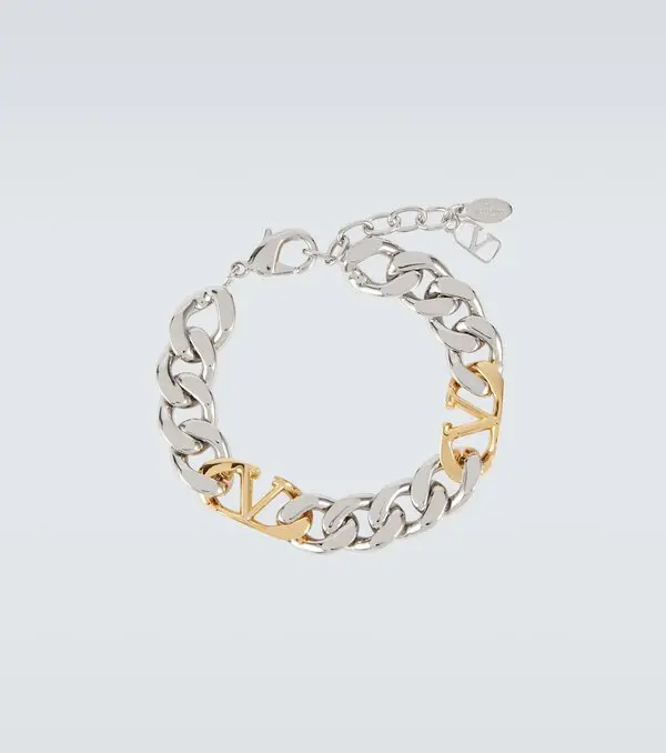 Valentino Garavani Vlogo Chain Bracelet - Silver