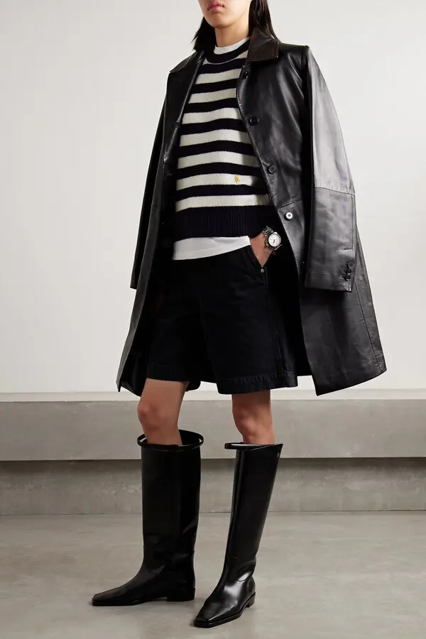 SPORTY & RICH Striped Wool Sweater