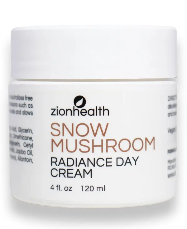 ZION HEALTH Snow Mushroom Radiance Day Cream - White,brown