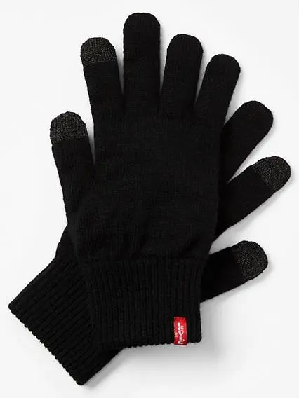 LEVI'S Touch Screen Gloves - Black