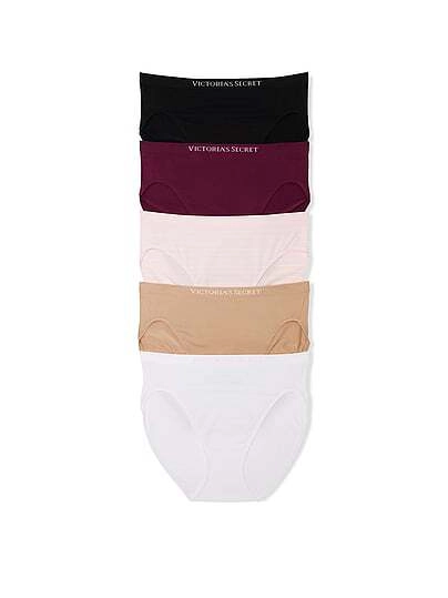 Victoria's Secret 5-pack Seamless High-leg Brief Panties - Print