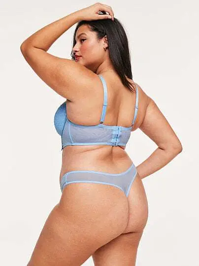 Victoria's Secret Adore Me Yara Thong Panty - Blue