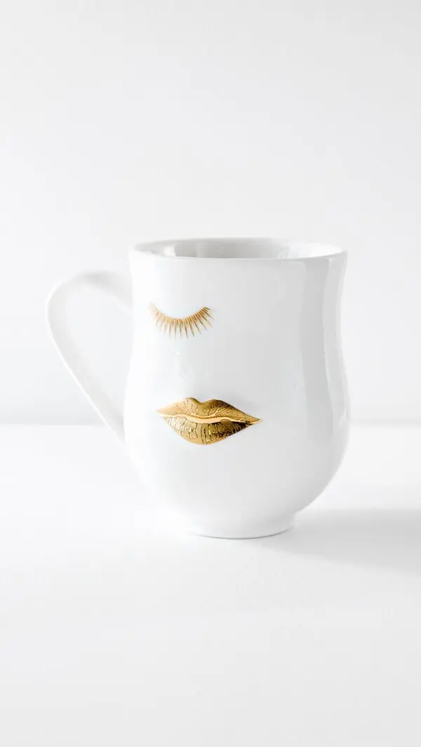 Jonathan Adler Gilded Mr. And Mrs. Muse Mug