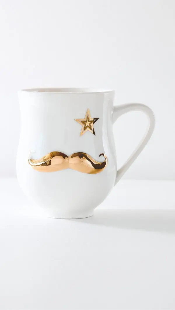 Jonathan Adler Gilded Mr. And Mrs. Muse Mug