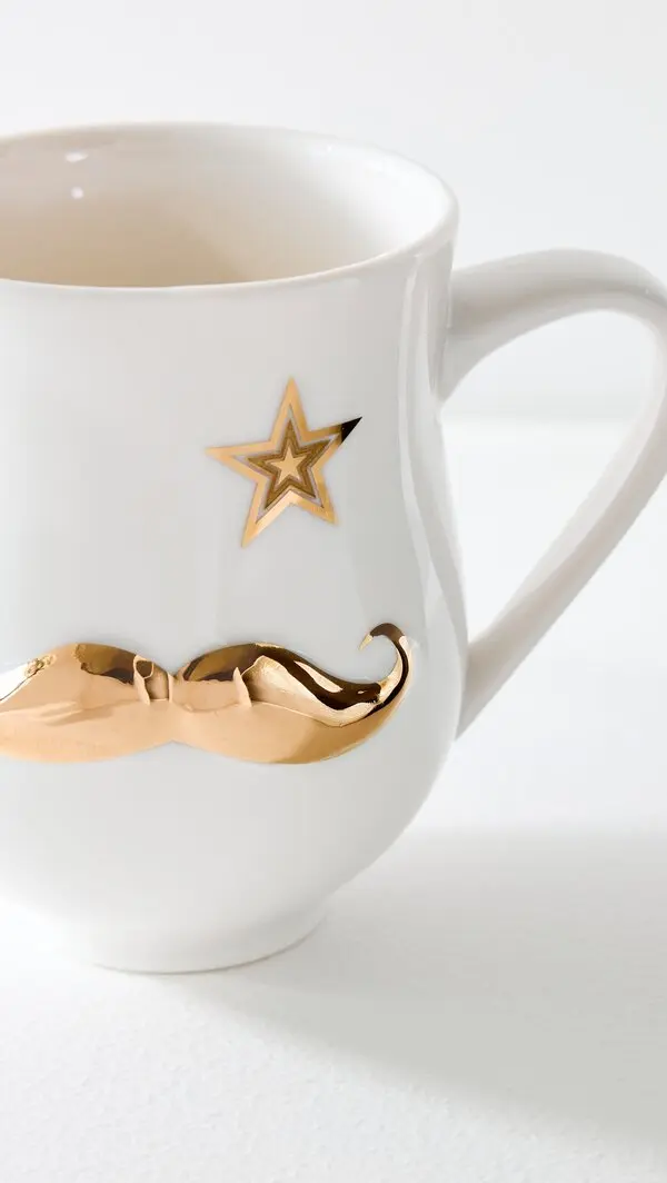 Jonathan Adler Gilded Mr. And Mrs. Muse Mug