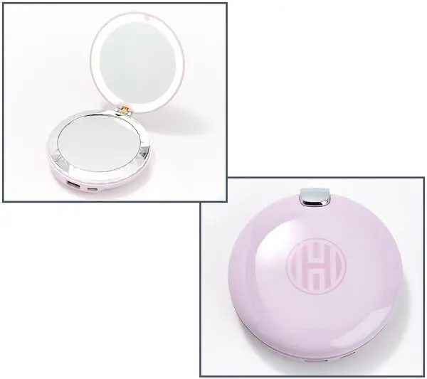 HALO 3-in-1 Compact Mirror With 5,000mah Power Bank - One-color