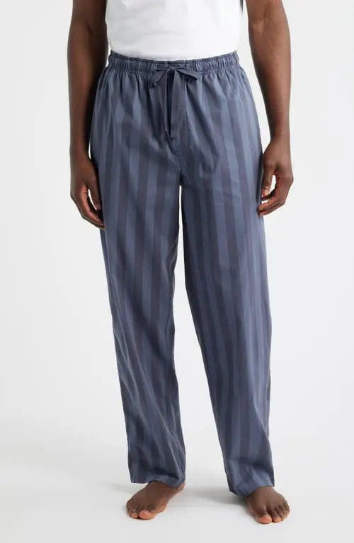 Nordstrom Woven Pajama Pants - Grey Grissaile Winter Stripe