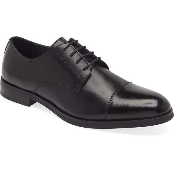 Nordstrom Elliott Cap Toe Lace-up Derby - Black