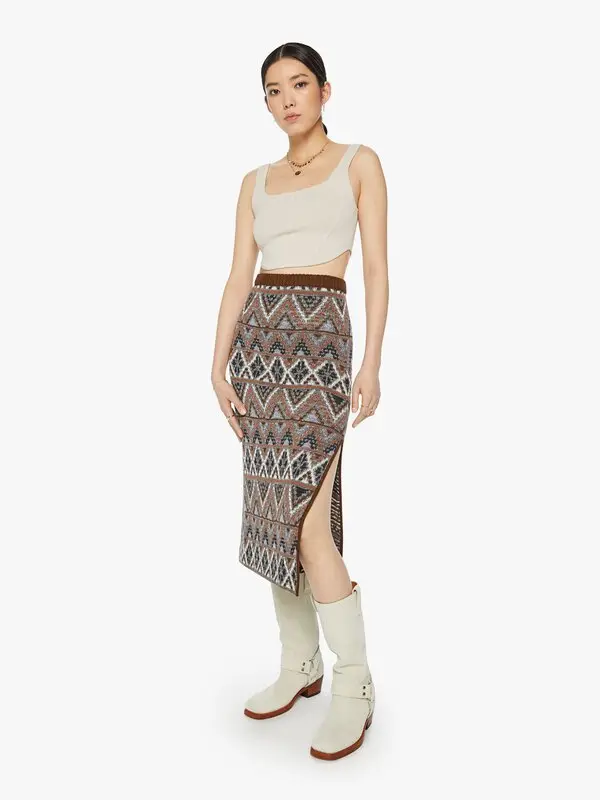 MOTHER The Midnight Walk Skirt Lone Star
