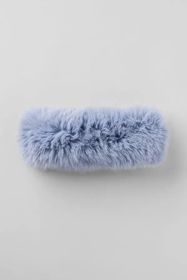 Alo Yoga Opulent Faux Fur Wintersun Headband - Winter Frost