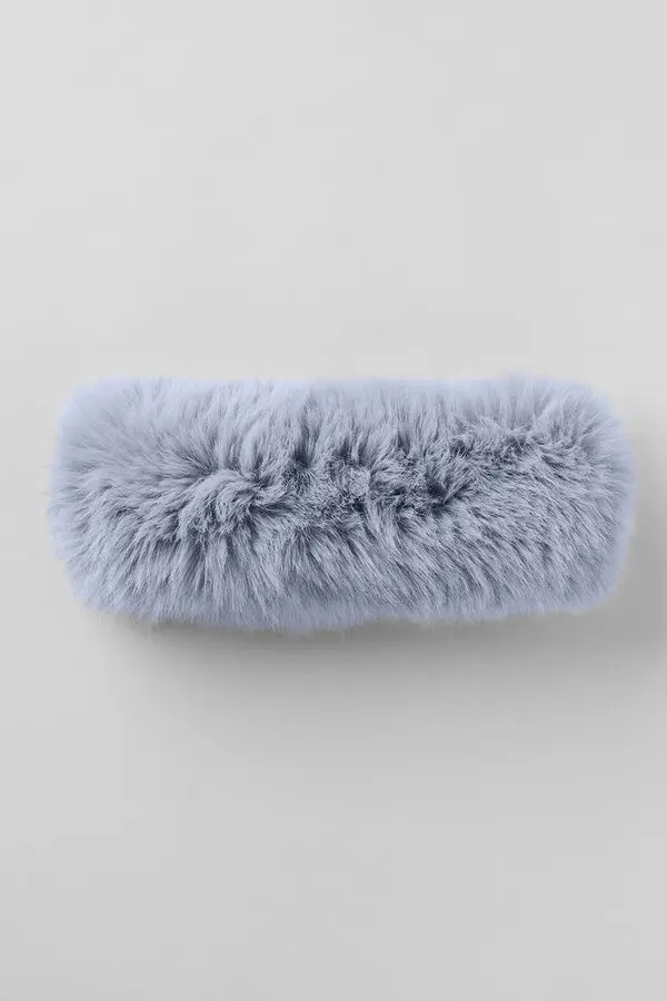 Alo Yoga Opulent Faux Fur Wintersun Headband - Winter Frost