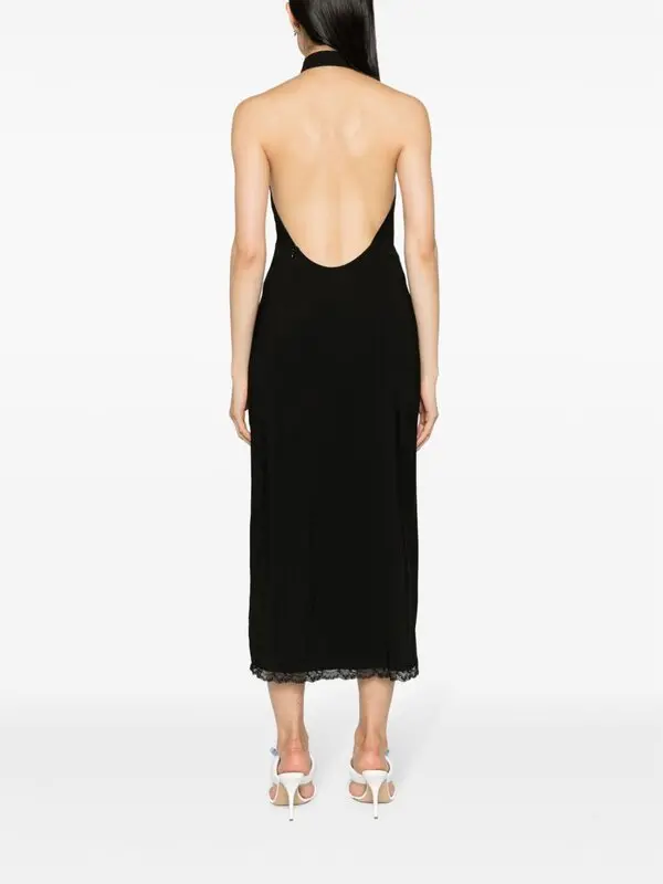 Moschino Halterneck Sleeveless Dress