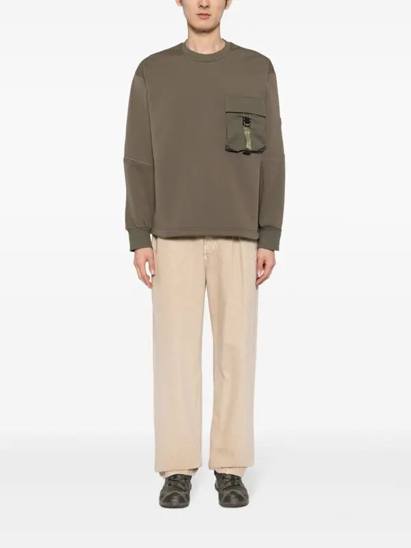 SPOONYARD Cargo-pocket Jersey Sweatshirt