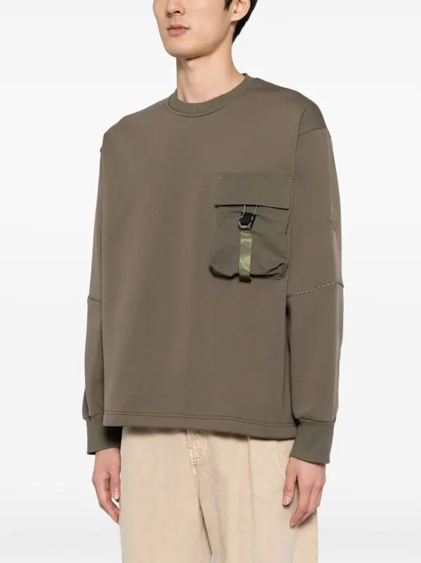 SPOONYARD Cargo-pocket Jersey Sweatshirt