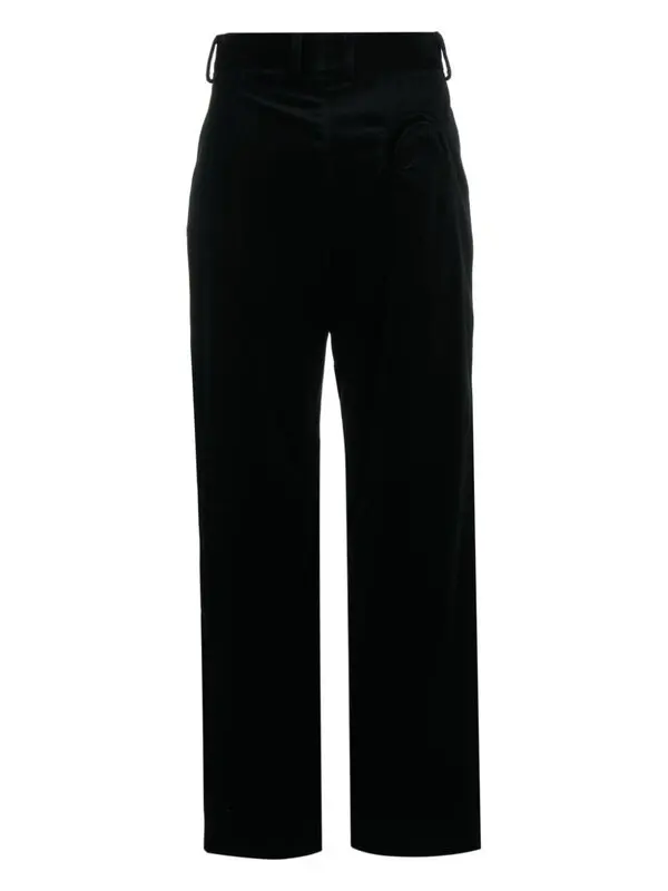 BLAZÉ MILANO Fox Straight-leg Trousers - Black