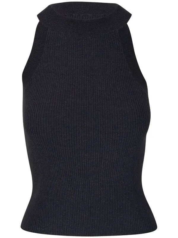 Brunello Cucinelli Knitted Cashmere-blend Vest - Black