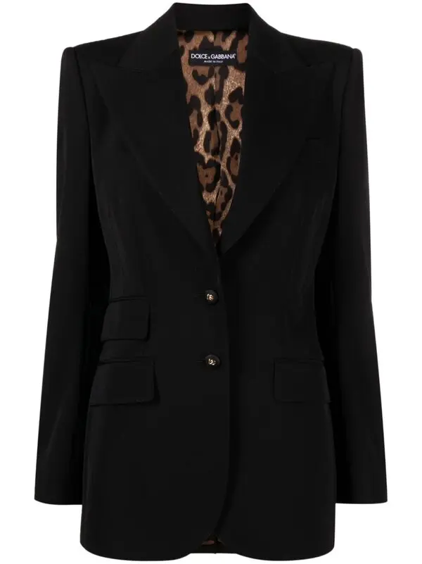 Dolce & Gabbana Single-breasted Blazer - Black