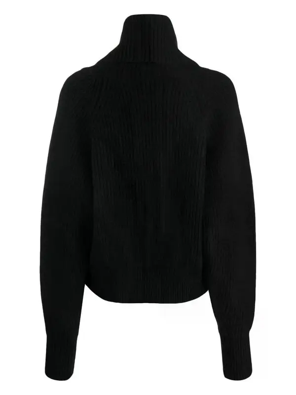 SA SU PHI Roll-neck Ribbed Jumper