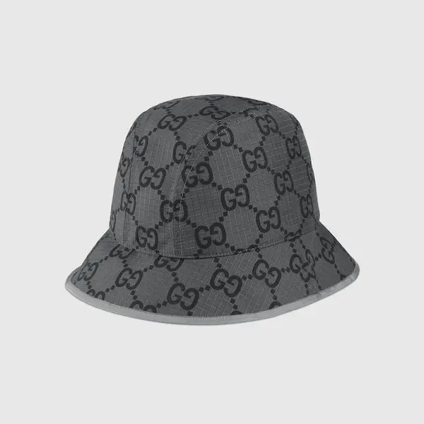 Gucci Gg Ripstop Bucket Hat - Grey | Editorialist