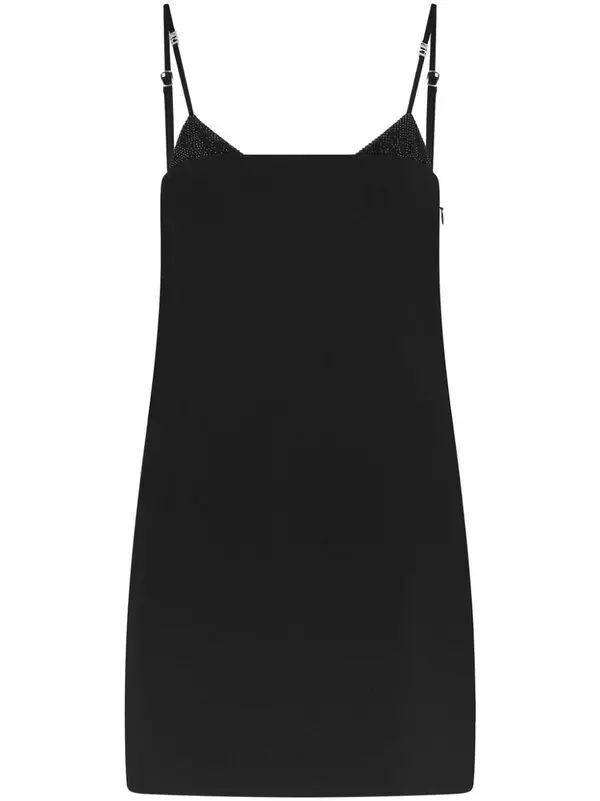 Dsquared2 Embellished Slip Minidress - Black